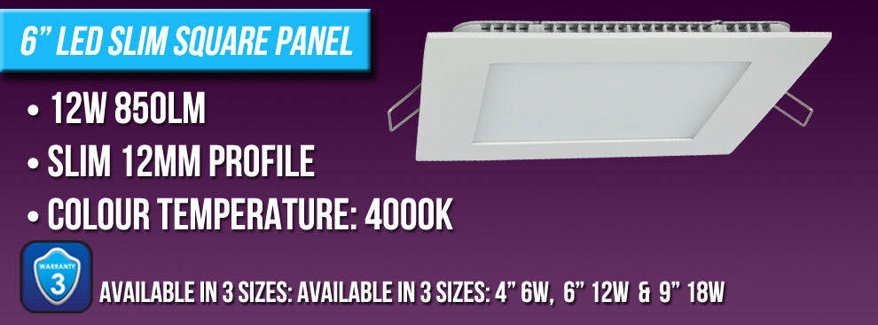 New* Slim Square Panels – SL LIGHTING