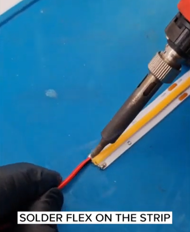 Easy Guide How to solder LED strip #diy #soldering #ledstrip #ledlight ...