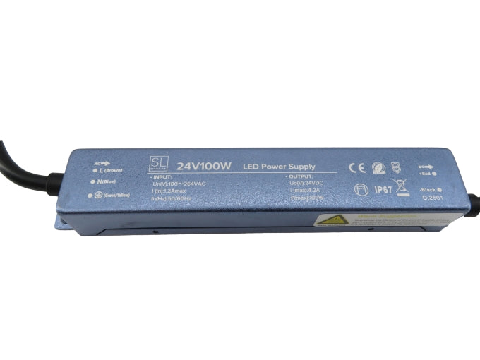 100W 24V Super Slim IP67 LED Strip Driver – SL LIGHTING