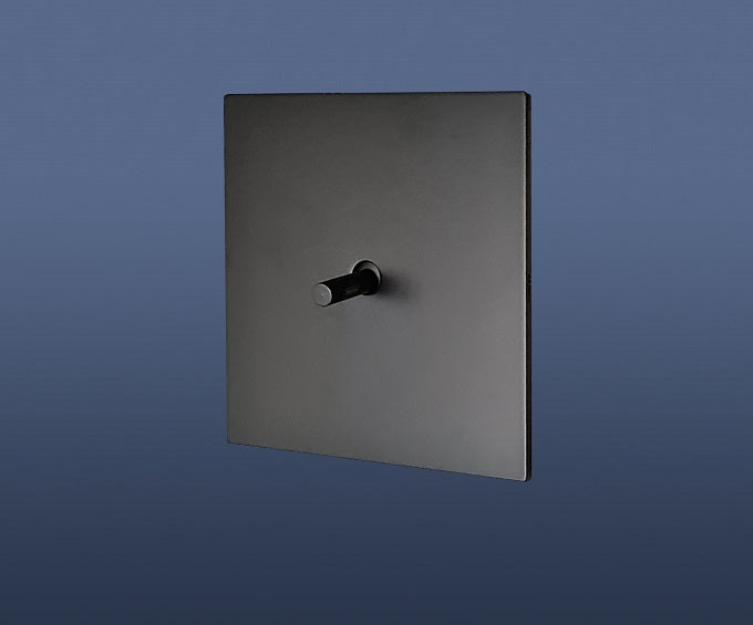 1 GANG 2 WAY TOGGLE LIGHT SWITCH - MATT BLACK – SL LIGHTING