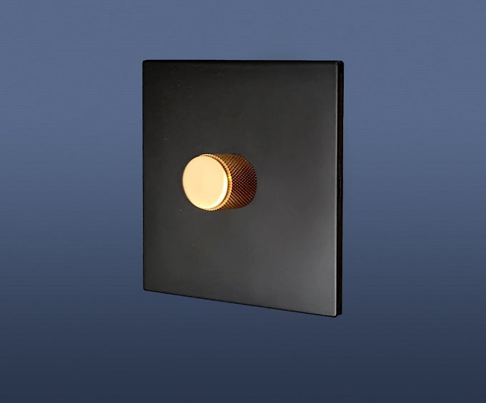 1 GANG 2 WAY DIMMER SWITCH - MATT BLACK – SL LIGHTING