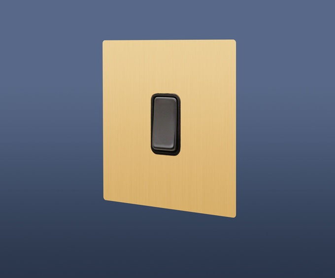 1 GANG 2 WAY ROCKER LIGHT SWITCH - MATT GOLD – SL LIGHTING